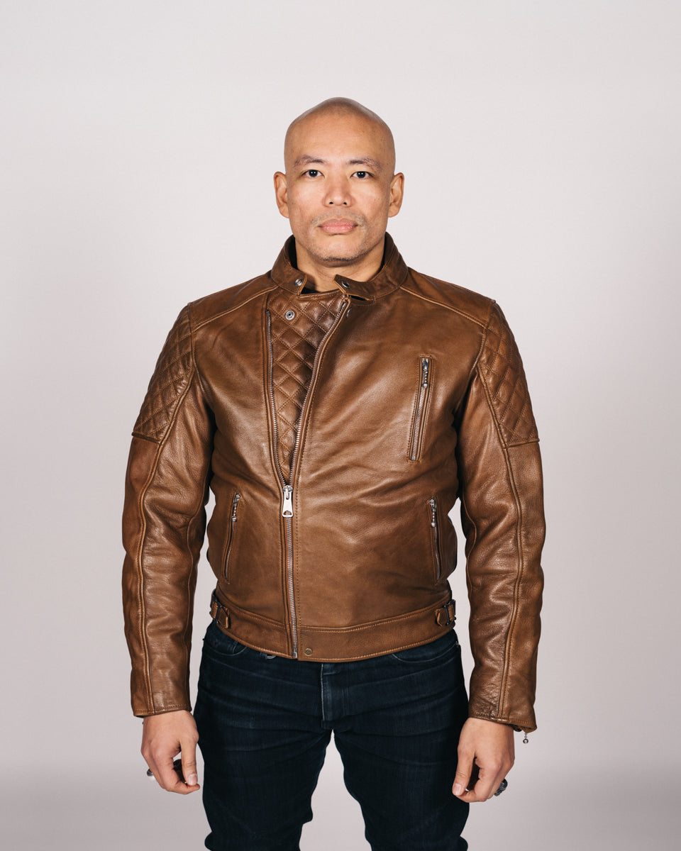 Goldtop | The Bobber Jacket - CE AAA Certified Armoured Leather ...