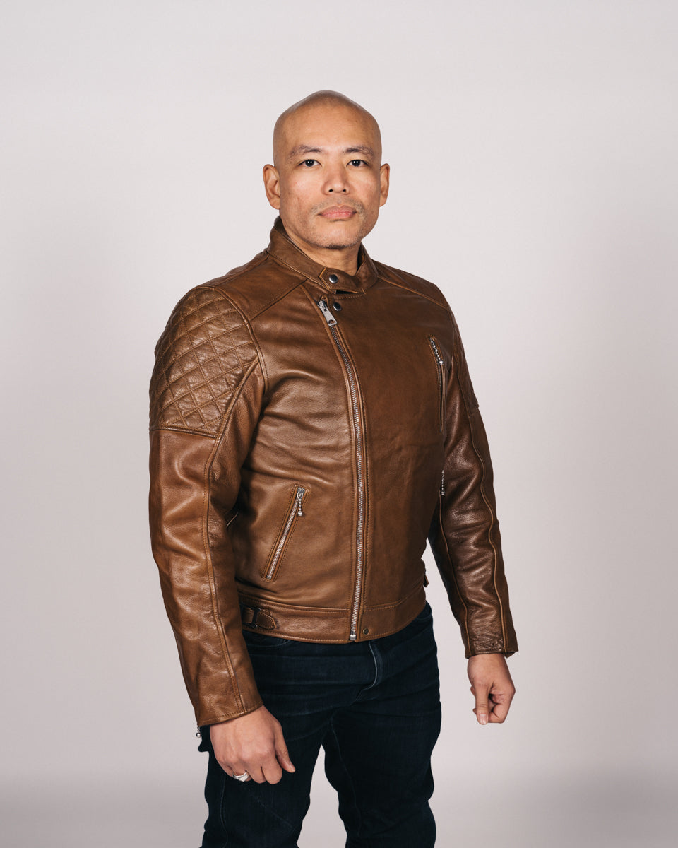 Goldtop | The Bobber Jacket - CE AAA Certified Armoured Leather ...