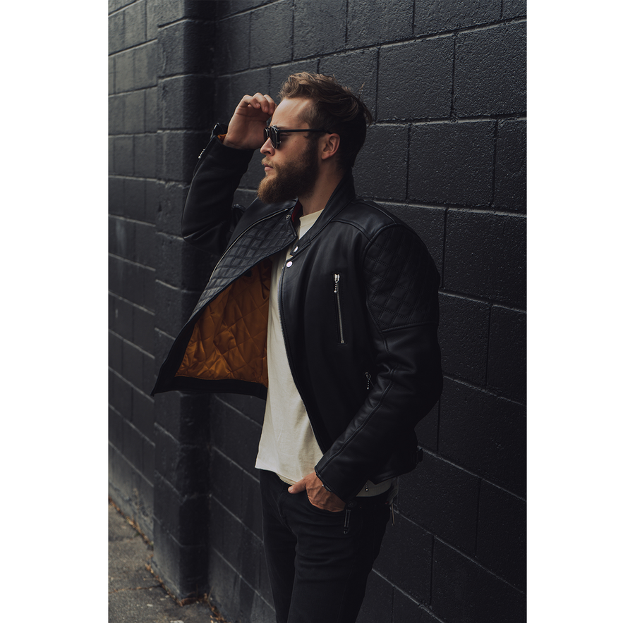 Goldtop | The Bobber Jacket - CE AAA Certified Armoured Leather ...