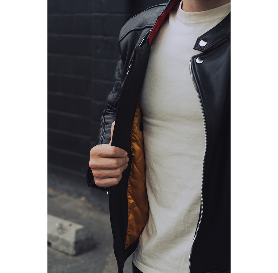 Goldtop | The Bobber Jacket - CE AAA Certified Armoured Leather ...