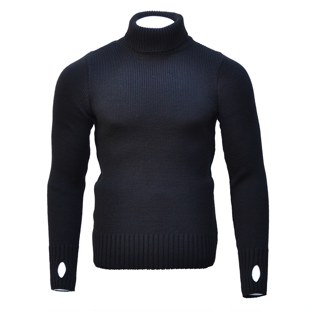 Goldtop | Men's 100% Merino Wool Fitted Submariner Sweater - Ecru ...