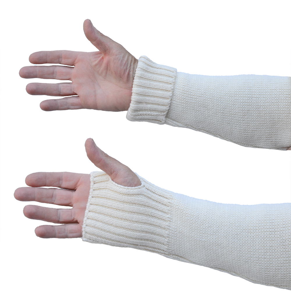 Goldtop | Men's 100% Merino Wool Fitted Submariner Sweater - Ecru ...