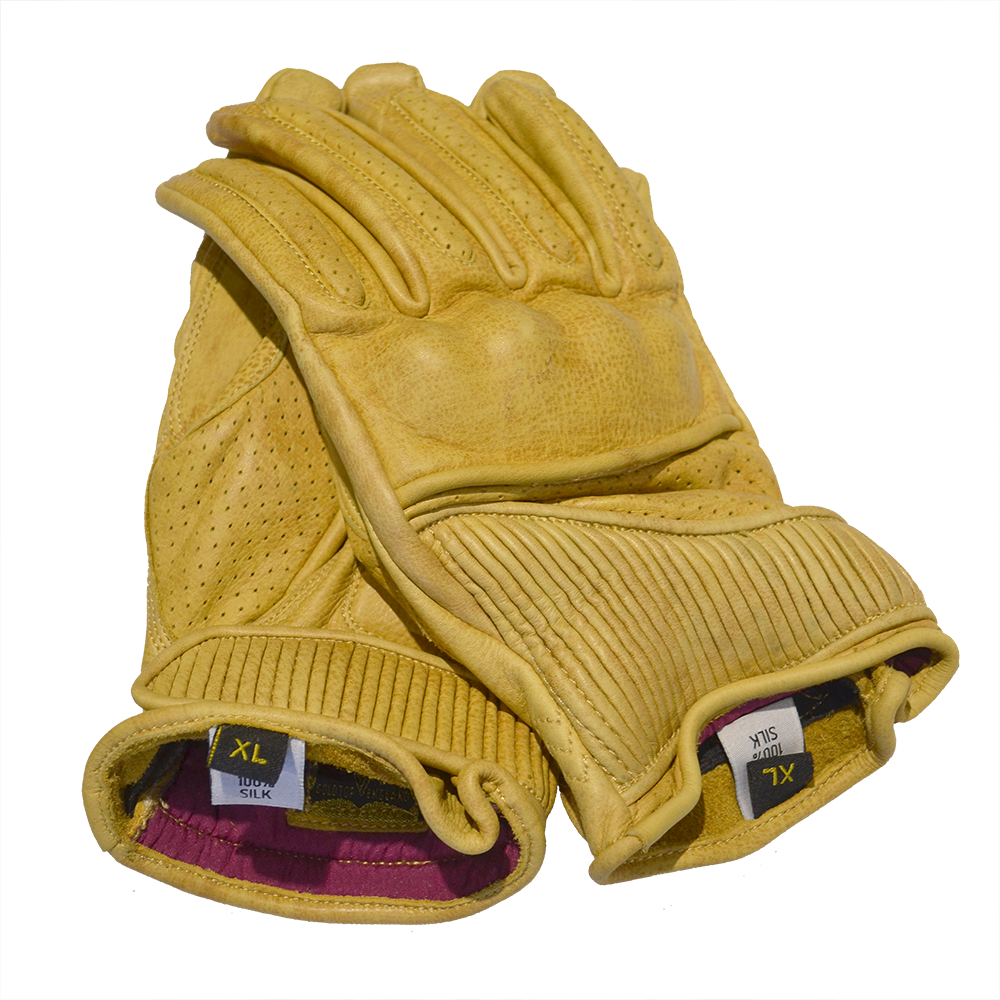 Goldtop | Silk Lined Viceroy Gloves - CE Certified Armoured Leather ...
